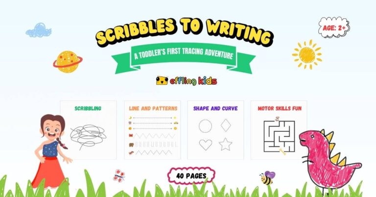 Scribbles to Writing – A Tracing Book That Turns Doodles into Skills